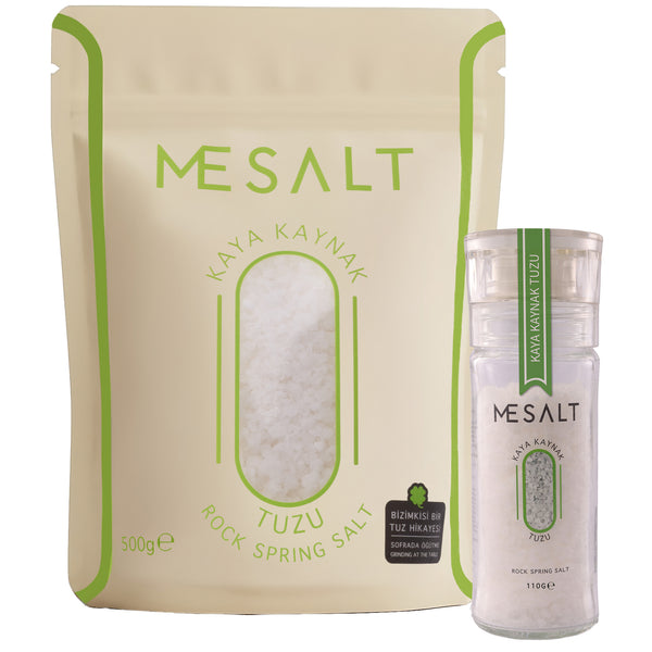 Kaya Kaynak Tuzu Avantajlı Değirmen Seti – Mesalt